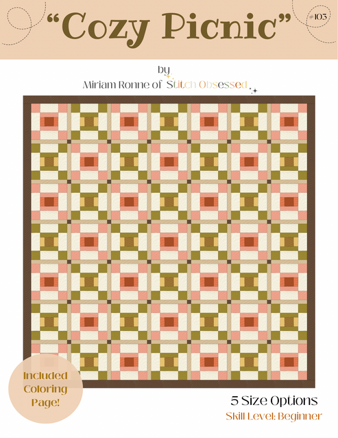 Cozy Picnic Quilt Pattern (PDF Copy) – Stitch Obsessed